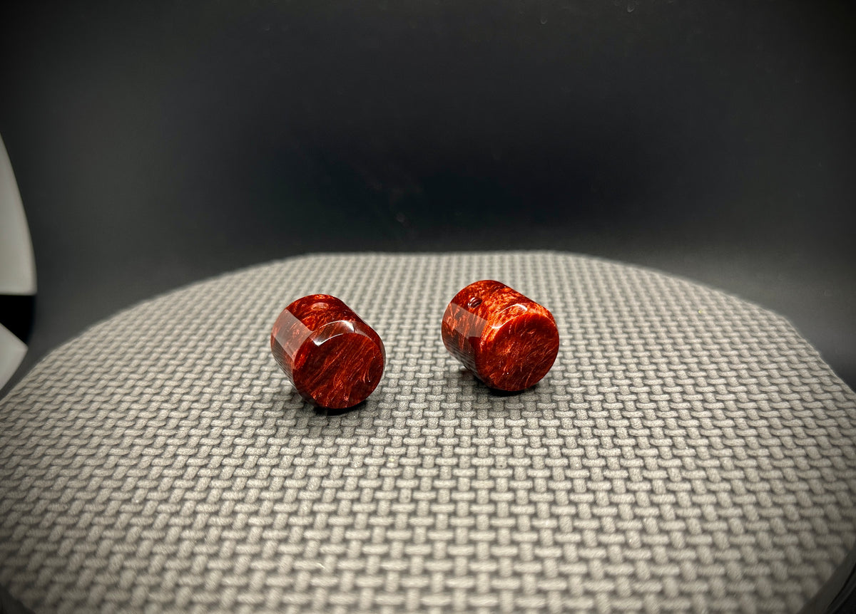 Custom "Crimson Red" Guitar and Bass Volume knob Set – Tactical Black ...